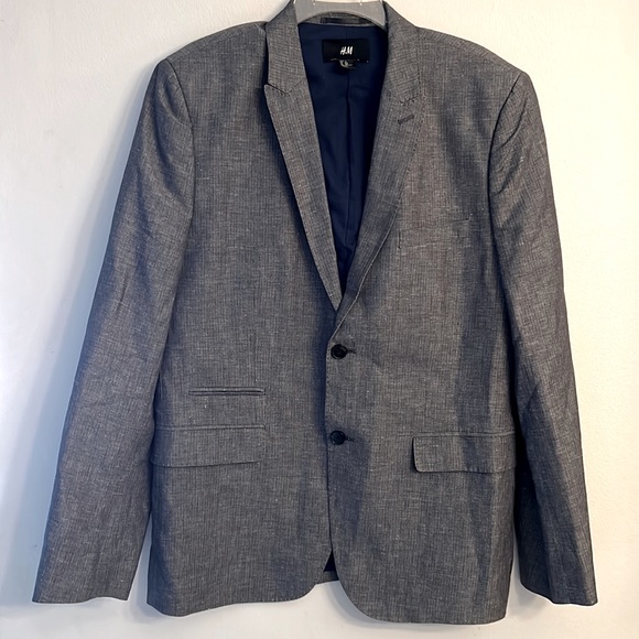 H&M | Suits & Blazers | Hm Heathered Gray Blazer Suit Jacket Sports ...